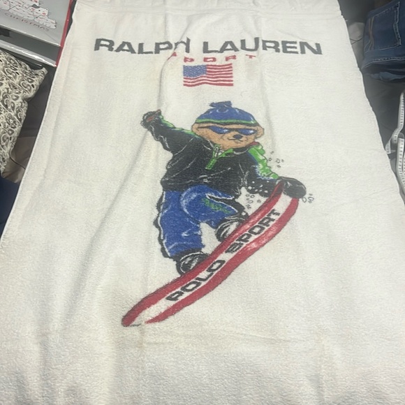 Ralph Lauren | Bath | Vintage Ralph Lauren Beach Towel | Poshmark